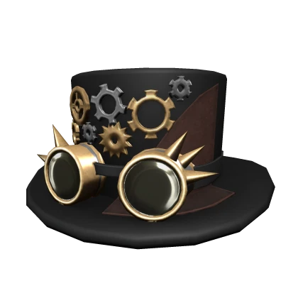 Tophat Steampunk con Engranajes - Roblox