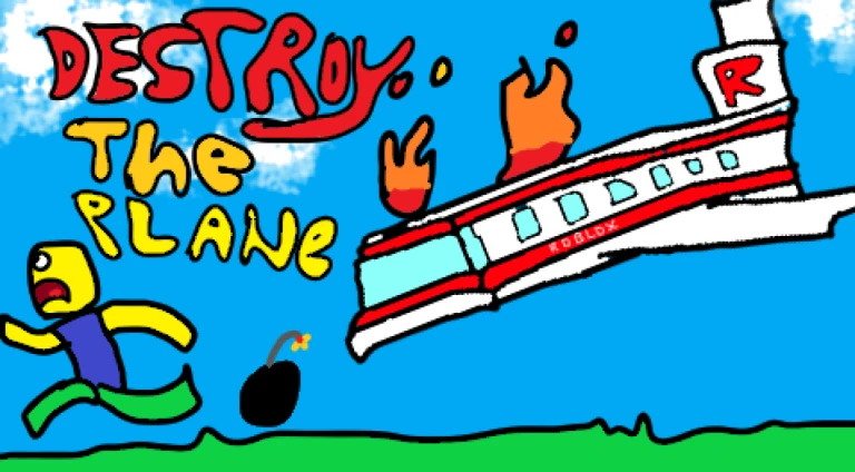 DESTRUYE EL AVIÓN!!!! - Roblox