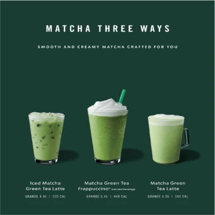 Starbucks ad matcha