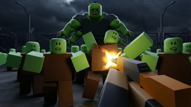 รอดชีวิตใน Zombie Arena | เล่นบน Roblox