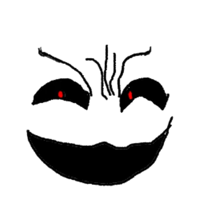 evil face