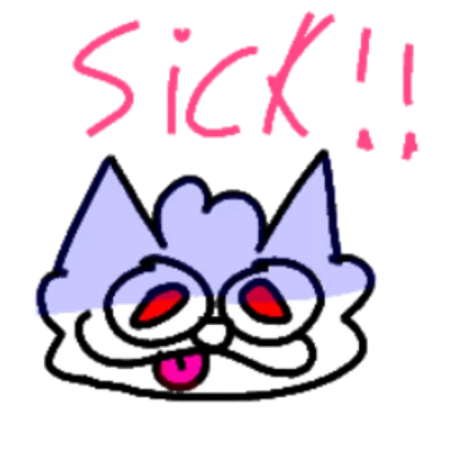Izzy sick sticker!!