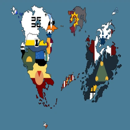 Centaura world map
