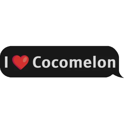 I Love Cocomelon Text Bubble | Roblox Item - Rolimon's