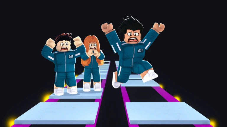 Impossible Squid Game Glass Bridge Obby Roblox