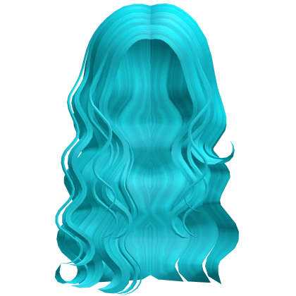 Crimped Swirly Beachy Waves (Ocean Blue) | Roblox Item - Rolimon's