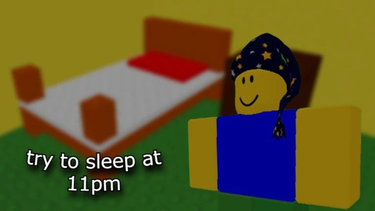 Intenta dormir a las 23:00 - Roblox