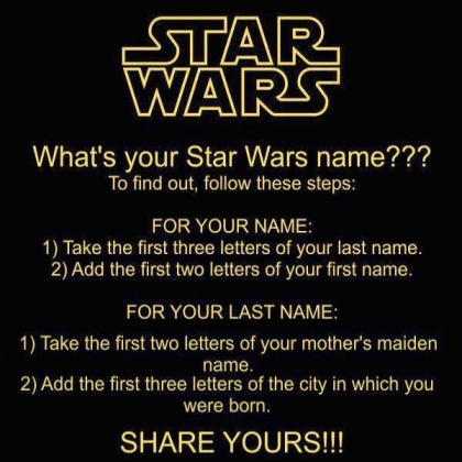 Star wars name