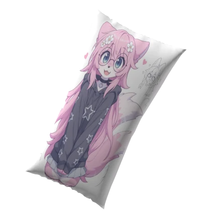 Pink Furry Body Pillow/Dakimakura R6 R15 | Roblox Item - Rolimon's