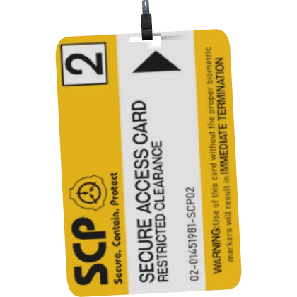 SCP Security Keycard: Level 2 | Roblox Item - Rolimon's