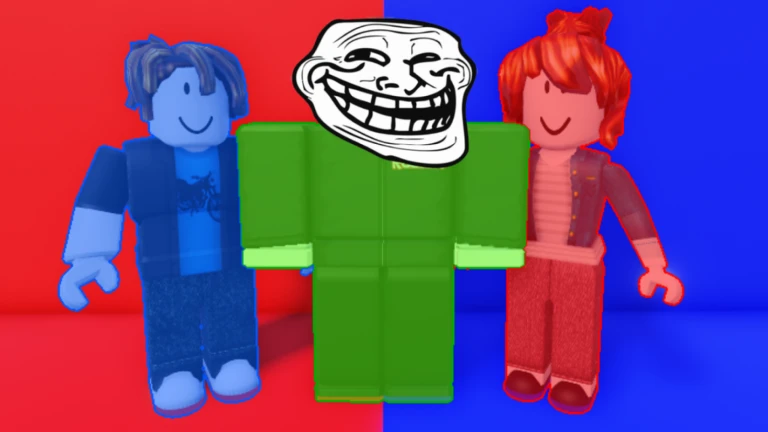 Troll de trabalho em equipe Obby - Roblox