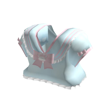 kawaii candy kitty ruffle school uniform top | Roblox Item - Rolimon's