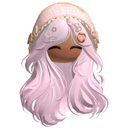 Wispy Pink Waves W/ Neapolitan Bonnet & Blush | Roblox Item - Rolimon's
