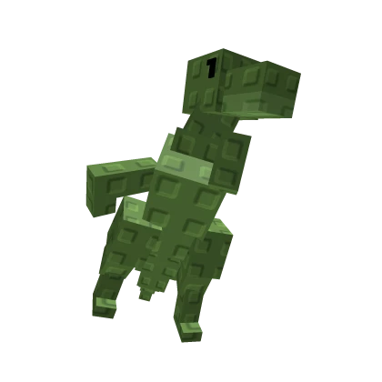 Green Dinosaur Raptor on Back (Grow a Garden) | Roblox Item - Rolimon's