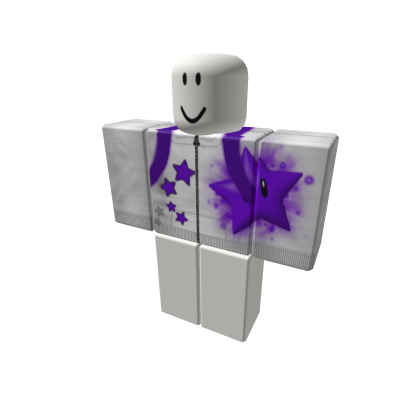 Purple y2k vamp trending Mario Star hoodie cottage - Roblox