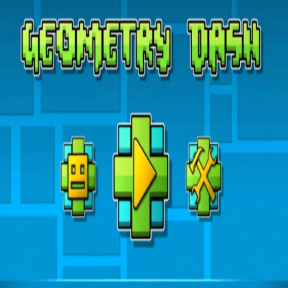 Geometry Dash start screen