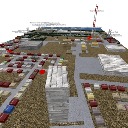 Map of Bloxy City