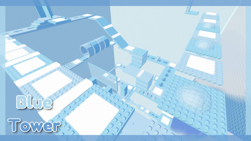 Blue Stage Tower (400+ Stages) - Roblox