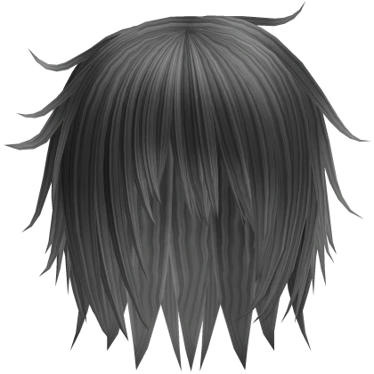 grey emo anime layered messy boy hair | Roblox Item - Rolimon's