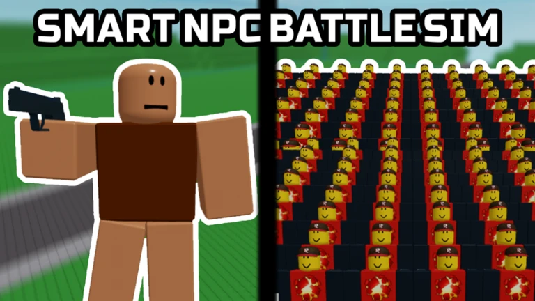 Simulador de batalla de NPC inteligente - Roblox