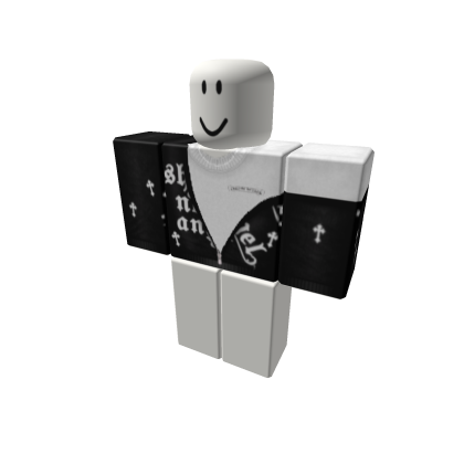 Black Chrome Heart Jacket W/ Chrome Heart Shirt - Roblox