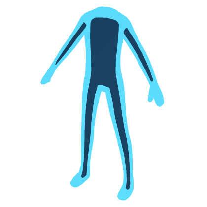 Cyan Blue Character Outline Aura - Roblox