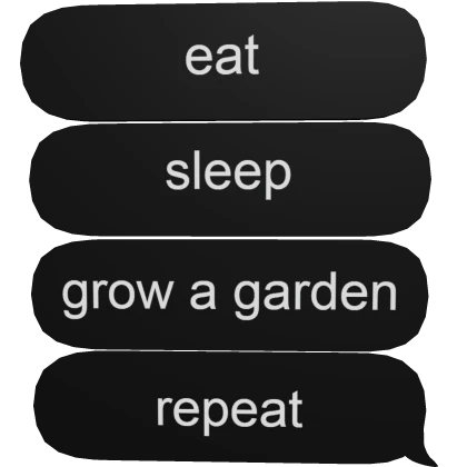 Grow a Garden Text Bubble | Roblox Item - Rolimon's