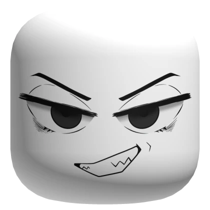 Troublemaker Smile Face - White | Roblox Item - Rolimon's
