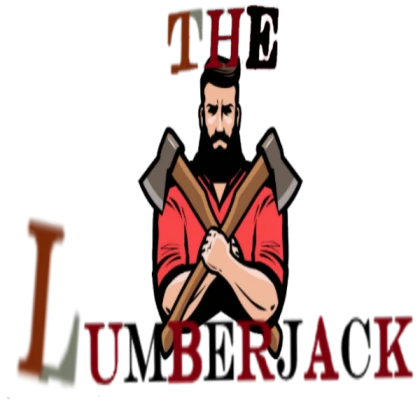 The Lumberjack roller coaster logo