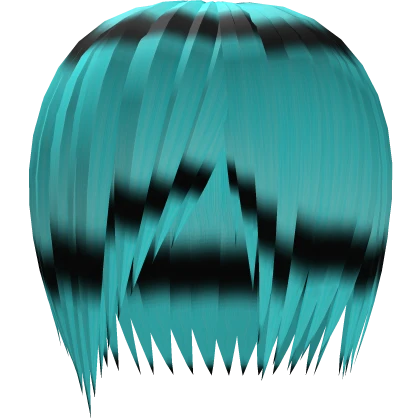Cyan Tiger Scene Emo Boy Hair Swiped Bangz | Roblox Item - Rolimon's