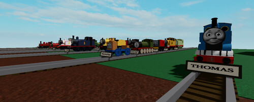 ¡Conduce a Thomas y sus amigos por una colina! - Roblox