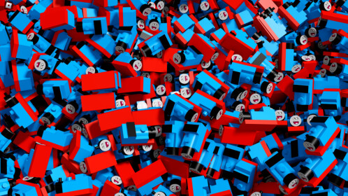 (Navidad) Construcción de Sodor simple - Roblox