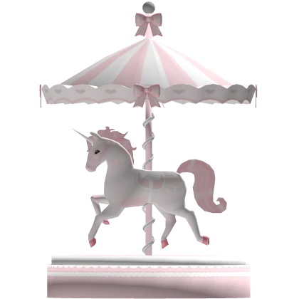 🤍Cute Ruffled Bow Carousel | Roblox Item - Rolimon's