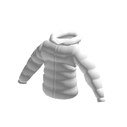White Puffer Jacket with Hood | Roblox Item - Rolimon's