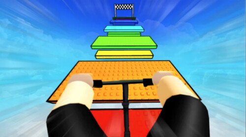 [UGC] Obby, mas você está em uma scooter - Roblox