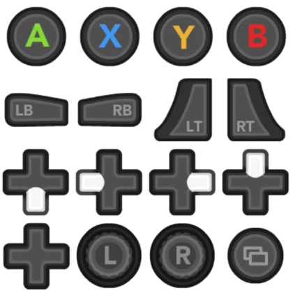 Xbox One Buttons Sheet