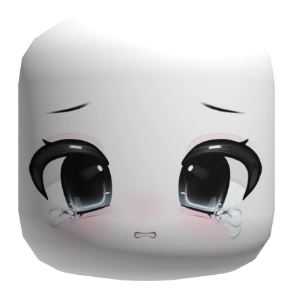 anime crying face cute
