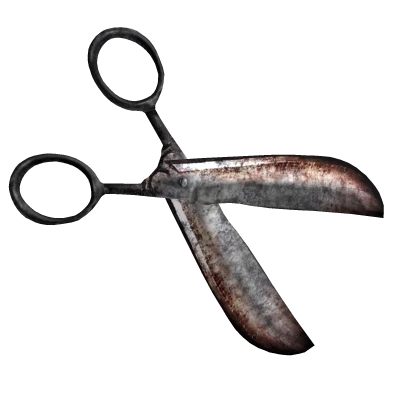 Creepy Horror Rusty Shears/ Scissors eating u | Roblox Item - Rolimon's