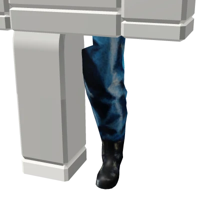 Rust Hazmat Scientist Blue - Left Leg | Roblox Item - Rolimon's