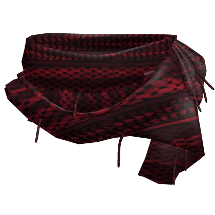 Fluffy Emo Scarf (Red) | Roblox Item - Rolimon's