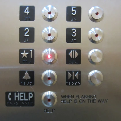 Elevator Car buttons floors