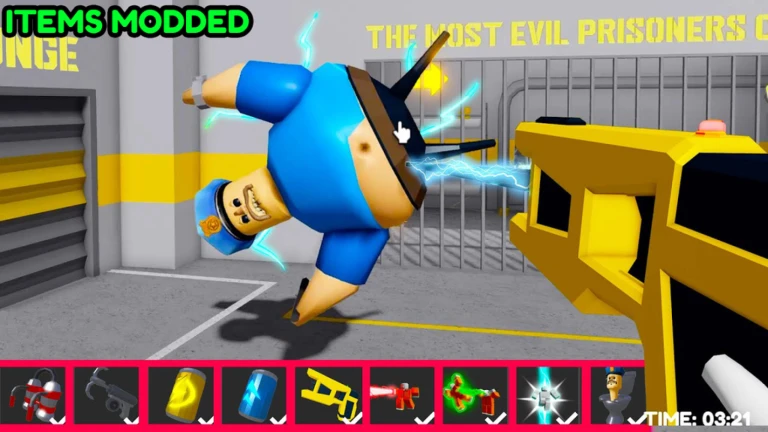 ¡LOS ARTÍCULOS MODIFICADOS DE LA CARRERA DE LA PRISIÓN DE BARRY! - Roblox