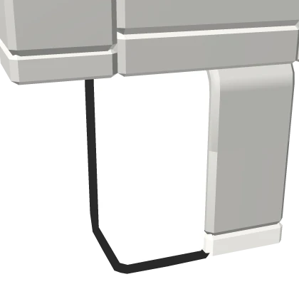 half outline blocky - Right Leg | Roblox Item - Rolimon's