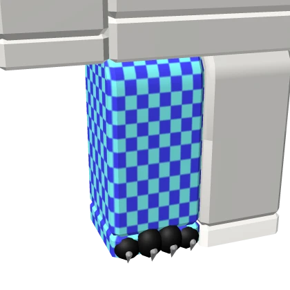 Black Furry Paws w/ Calico Pads - Right Leg | Roblox Item - Rolimon's