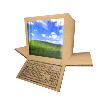 Cardboard Retro Computer Head | Roblox Item - Rolimon's