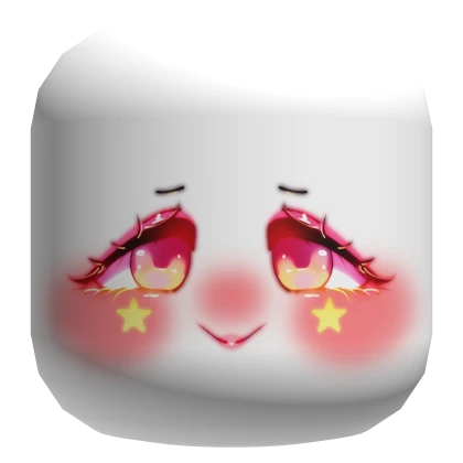 Dreamy Blush Angel Face | White | Roblox Item - Rolimon's