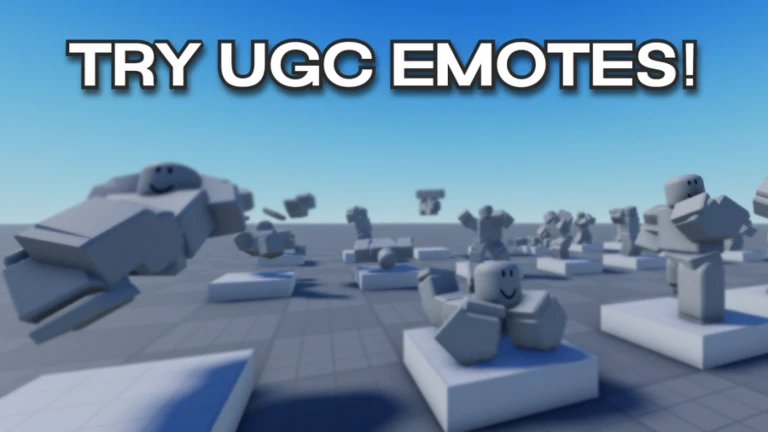 Tente UGC Emotes! - Roblox