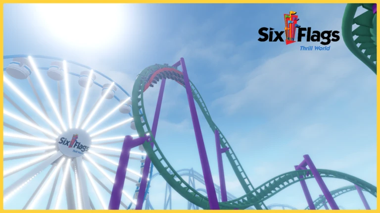 [NUEVAS CARRERAS] Parque Temático │ Six Flags Thrill World - Roblox