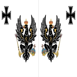 Prussian War Flag Square | Waterloo at Home