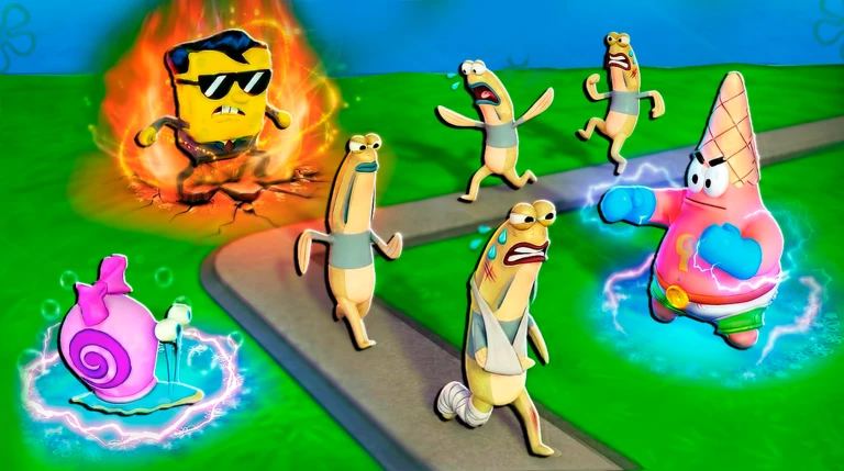 ป้องกันหอคอย SpongeBob | เล่นบน Roblox